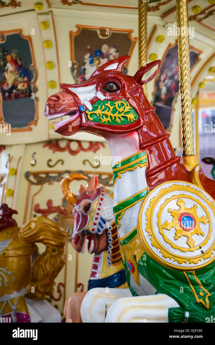Vintage carousel horse hi-res stock photography and images - Alamy