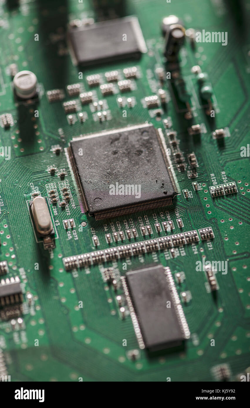 Computer processor parts macro shot Stock Photo - Alamy