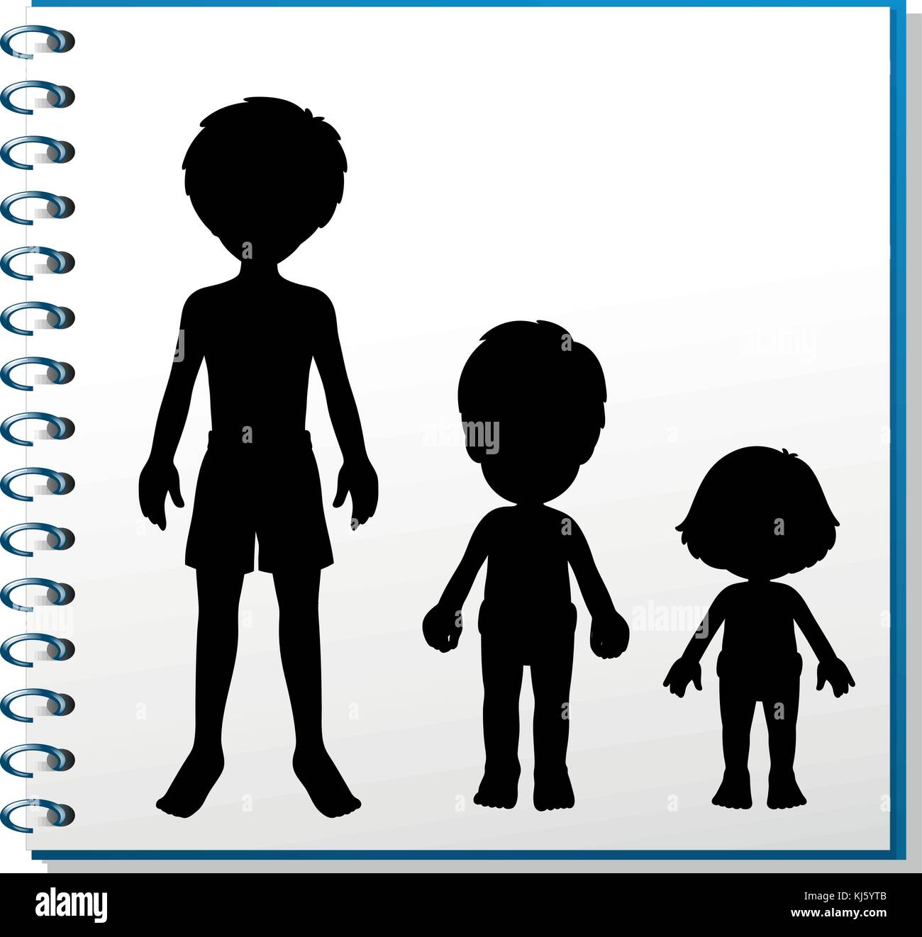 Isolated illustration cartoon draw humans Stock Vector Images - Alamy
