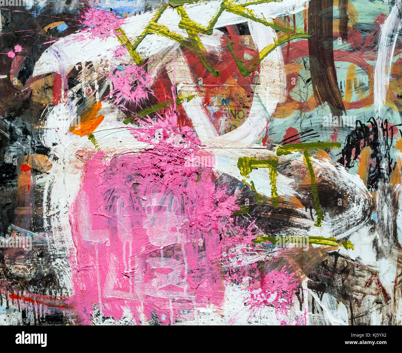 Graffiti brick wall, colorful background Stock Photo - Alamy