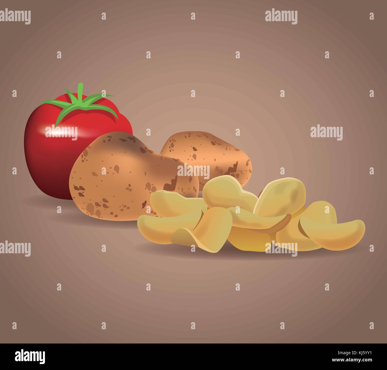 Potato stack Stock Vector Images - Alamy
