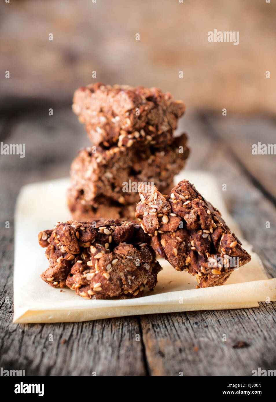 Puffed rice cookies hi-res stock photography and images - Alamy