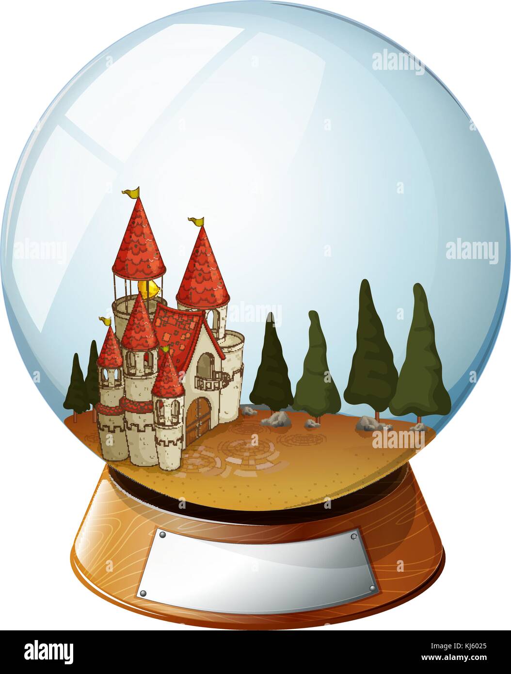 Inside a castle Stock Vector Images - Alamy