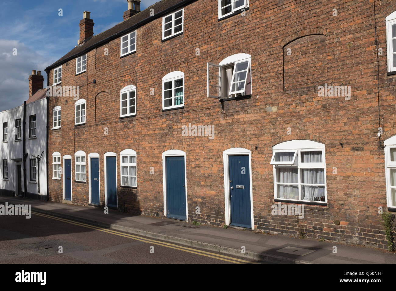Terraced houses in Gloucester,southern England Stock Photo - Alamy