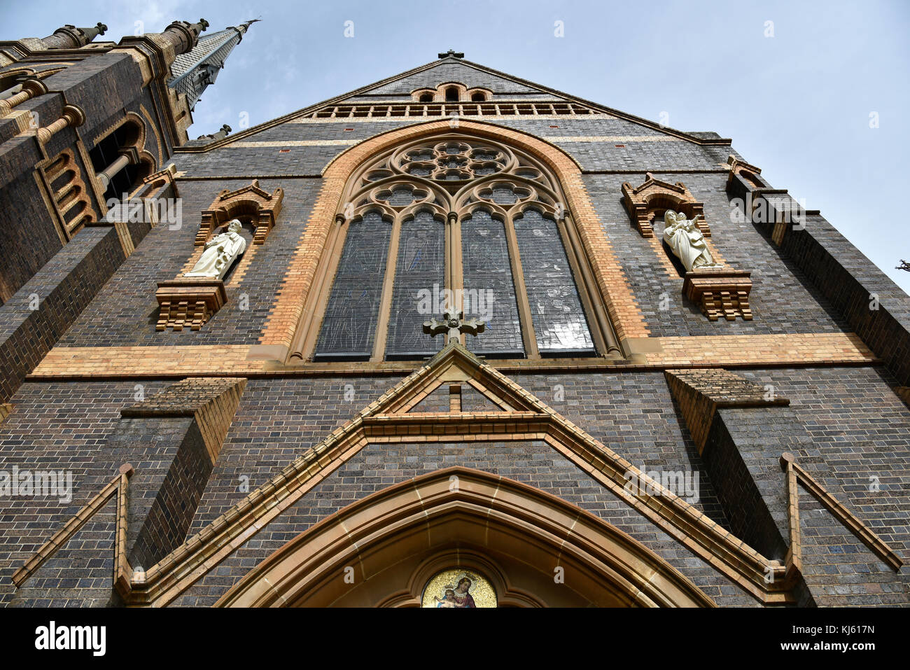 exterior of the st mary and joseph catholic church in Armidale in new ...