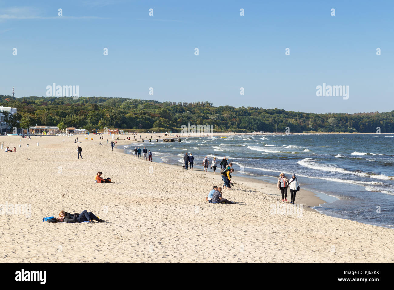 Sopot beach poland hi-res stock photography and images - Alamy