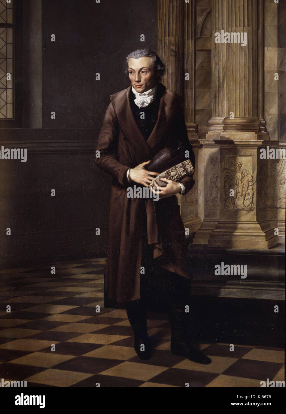 Pierre-Maximilien Delafontaine - Portrait of Alexandre Lenoir, Curator ...