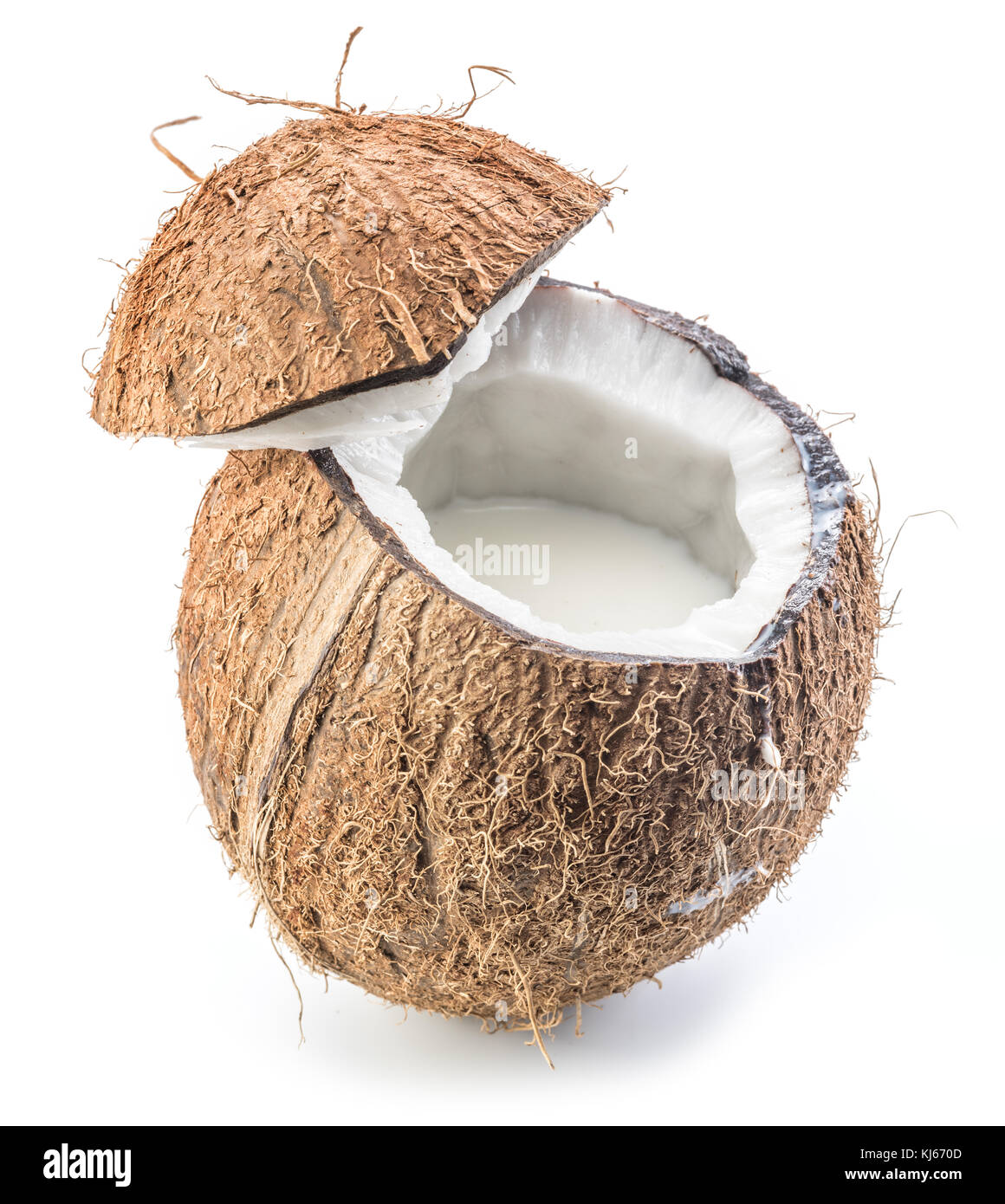 Coconut inside hi-res stock photography and images - Alamy