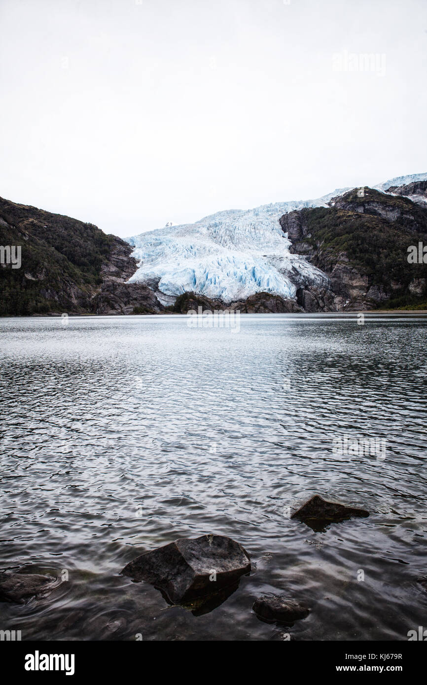Glacier, Parque Nacional Alberto de Agostini Stock Photo - Alamy