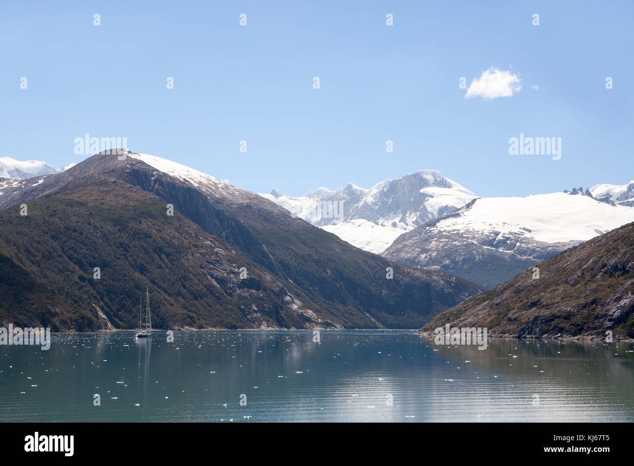 Glacier, Parque Nacional Alberto de Agostini Stock Photo - Alamy