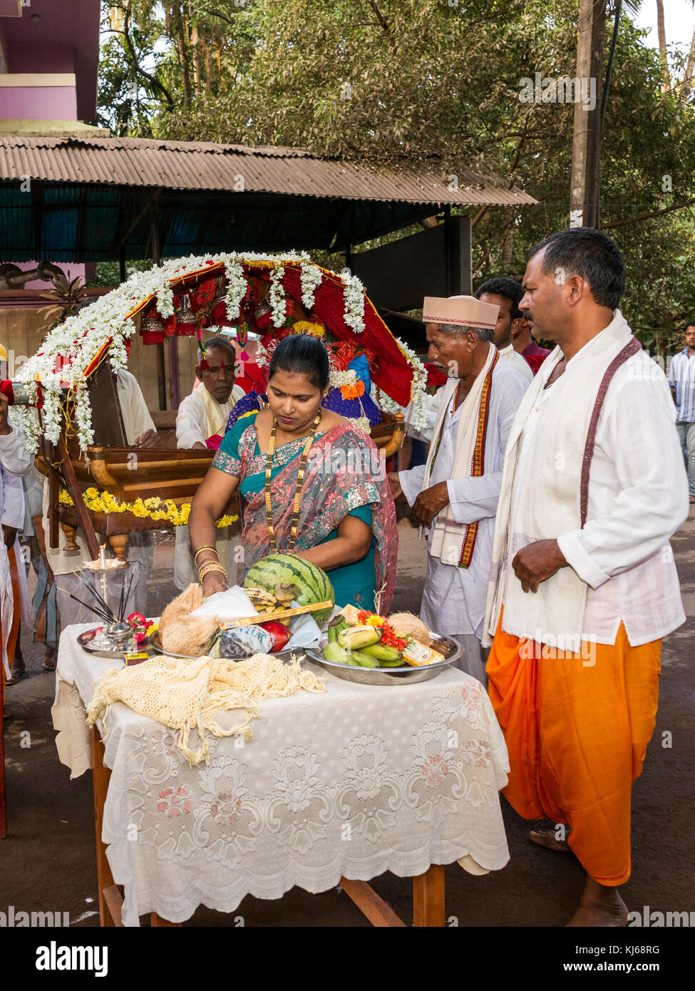 Arpora Hindu festival Stock Photo - Alamy