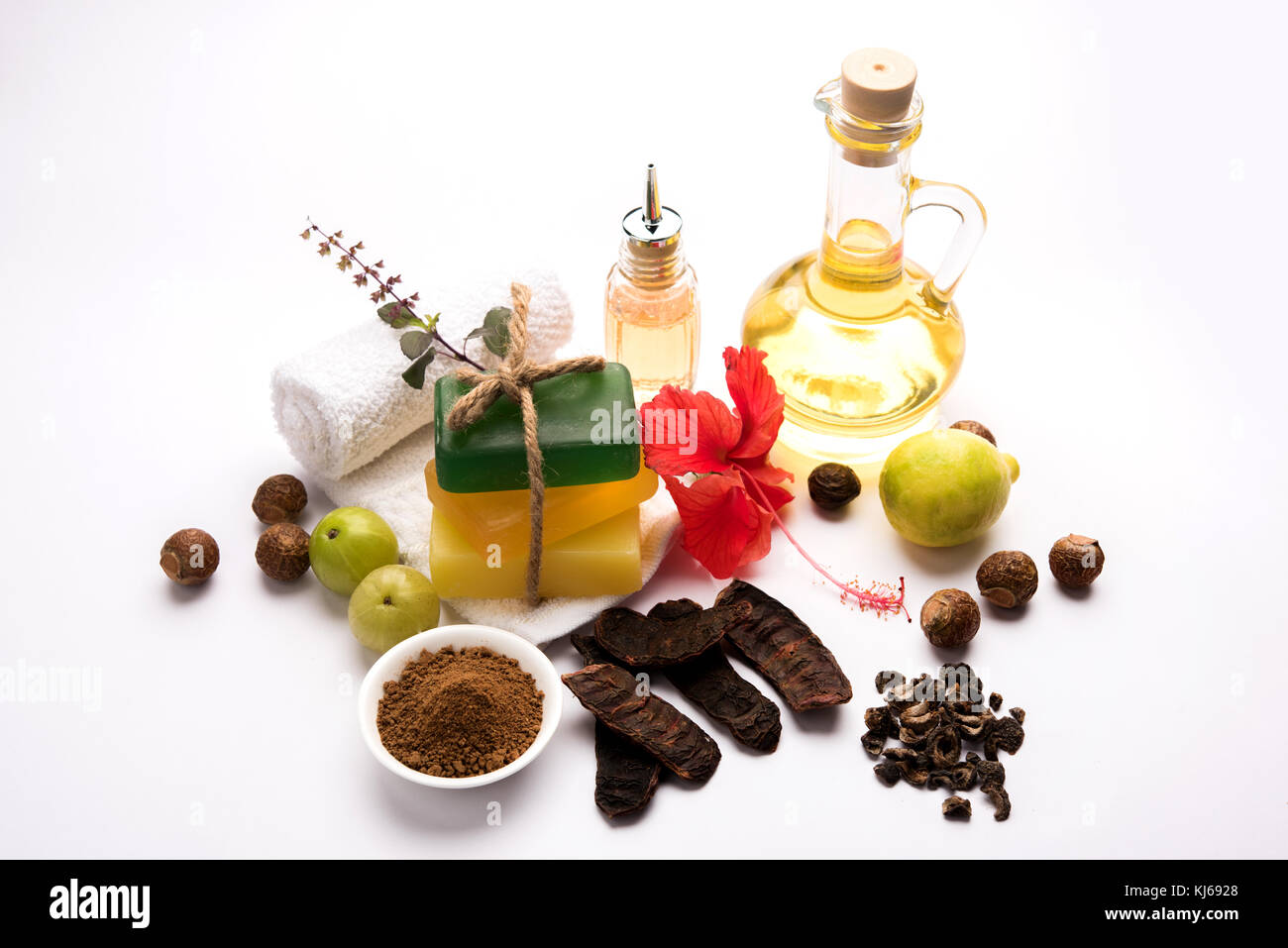 Indian Ayurvedic Soap or Handmade bath-soap with Herbs like shikakai ...