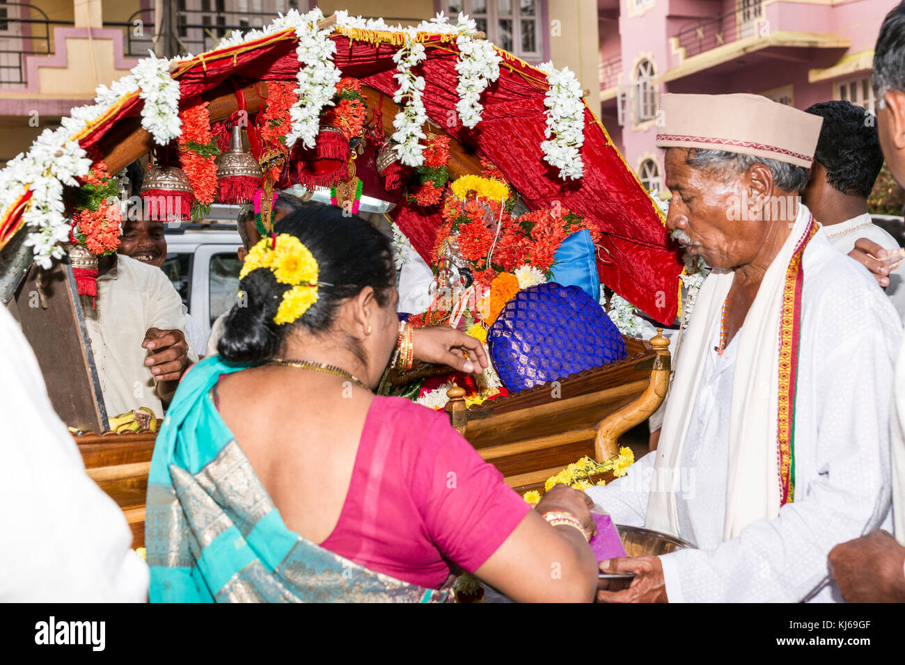 Arpora Hindu festival Stock Photo - Alamy
