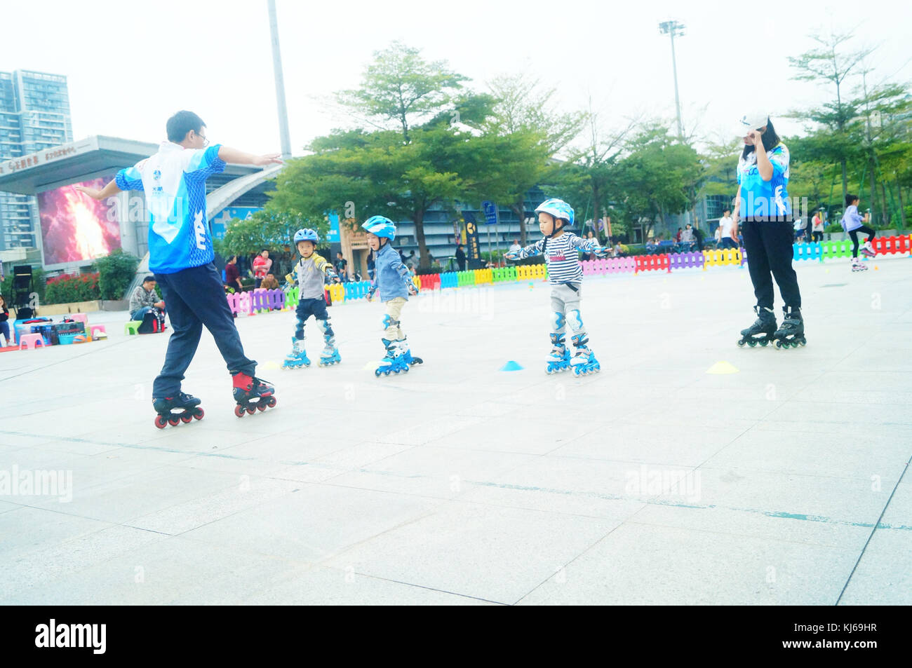 Chinese children skating training hi-res stock photography and images ...