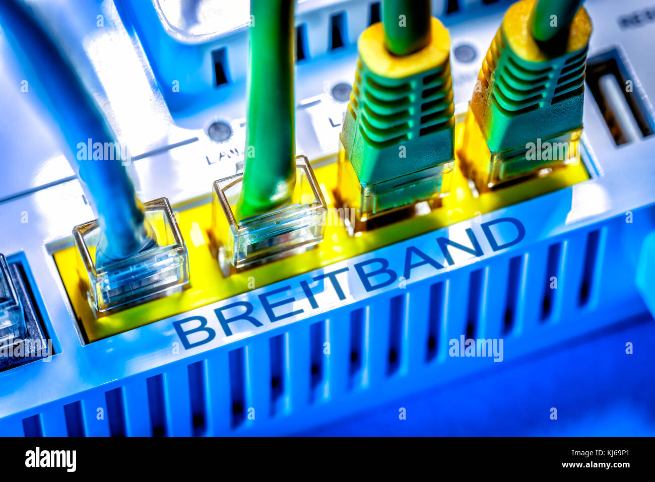 Internet cable, high-speed Internet, broadband Internet access Stock ...