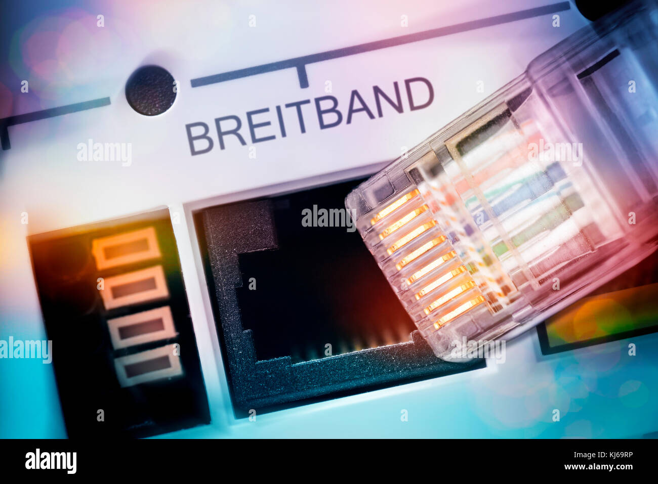 Internet cable, high-speed Internet, broadband Internet access Stock ...