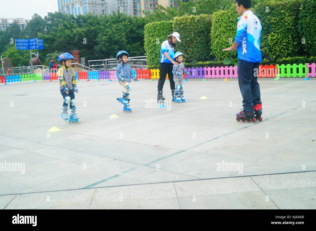 Children roller skating in china hi-res stock photography and images ...