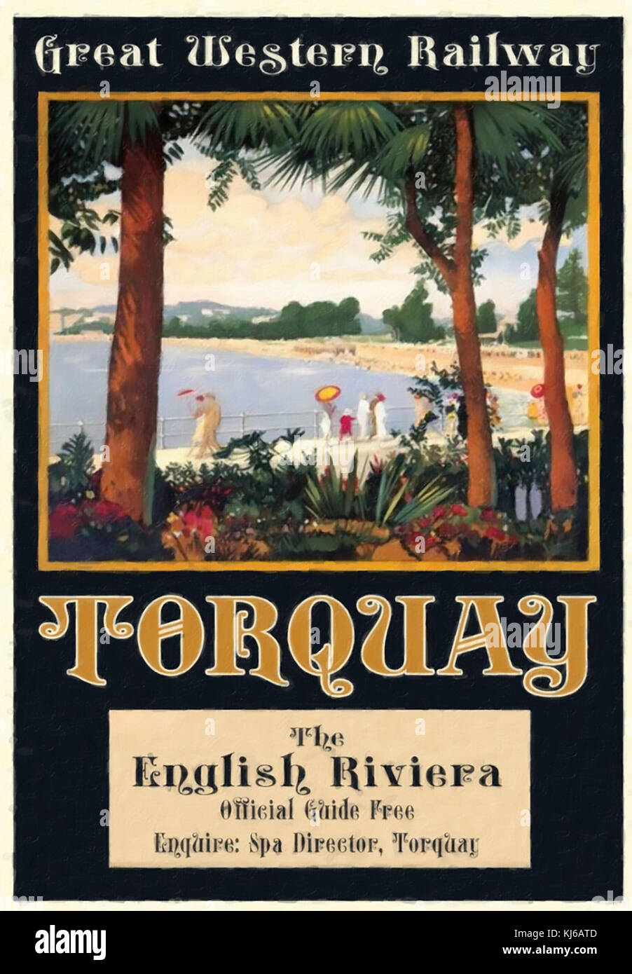 English riviera poster hi-res stock photography and images - Alamy