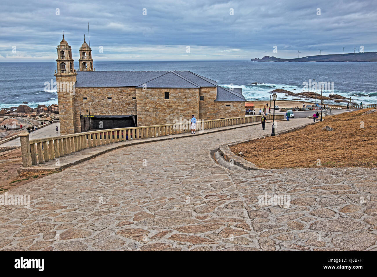 Santuario da Virxe da Barca, Muxia, Galicia, Spain Stock Photo - Alamy