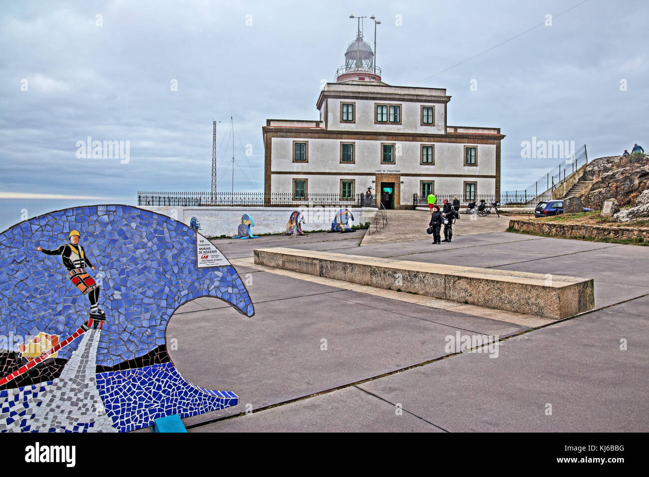 Fisterra Lighthouse, Galicia, Spain Stock Photo - Alamy