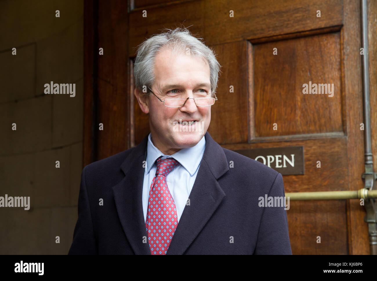 Owen Patterson, MP for North Shropshire in Westminster Stock Photo - Alamy