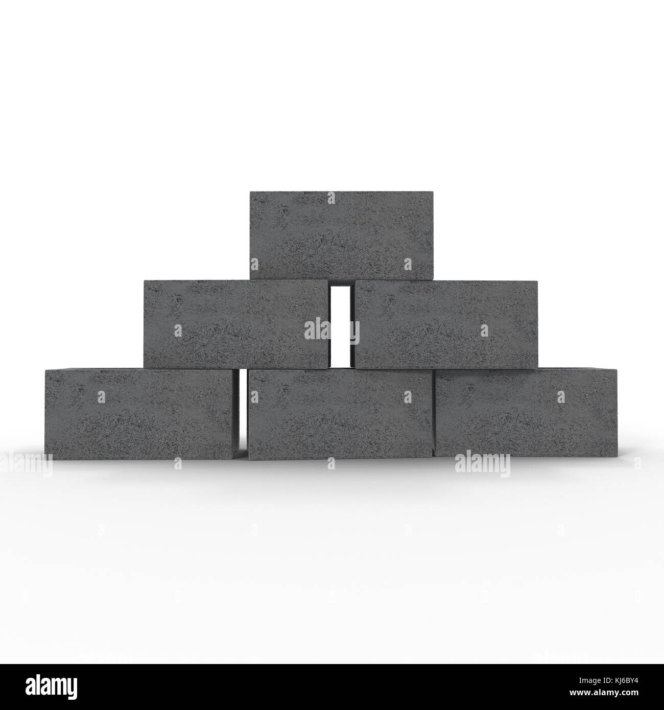 Grey cinder block background Cut Out Stock Images & Pictures - Alamy
