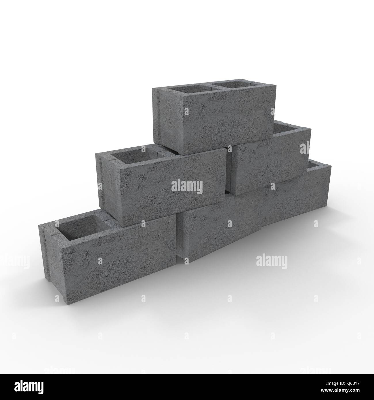 Grey cinder block background Cut Out Stock Images & Pictures - Alamy