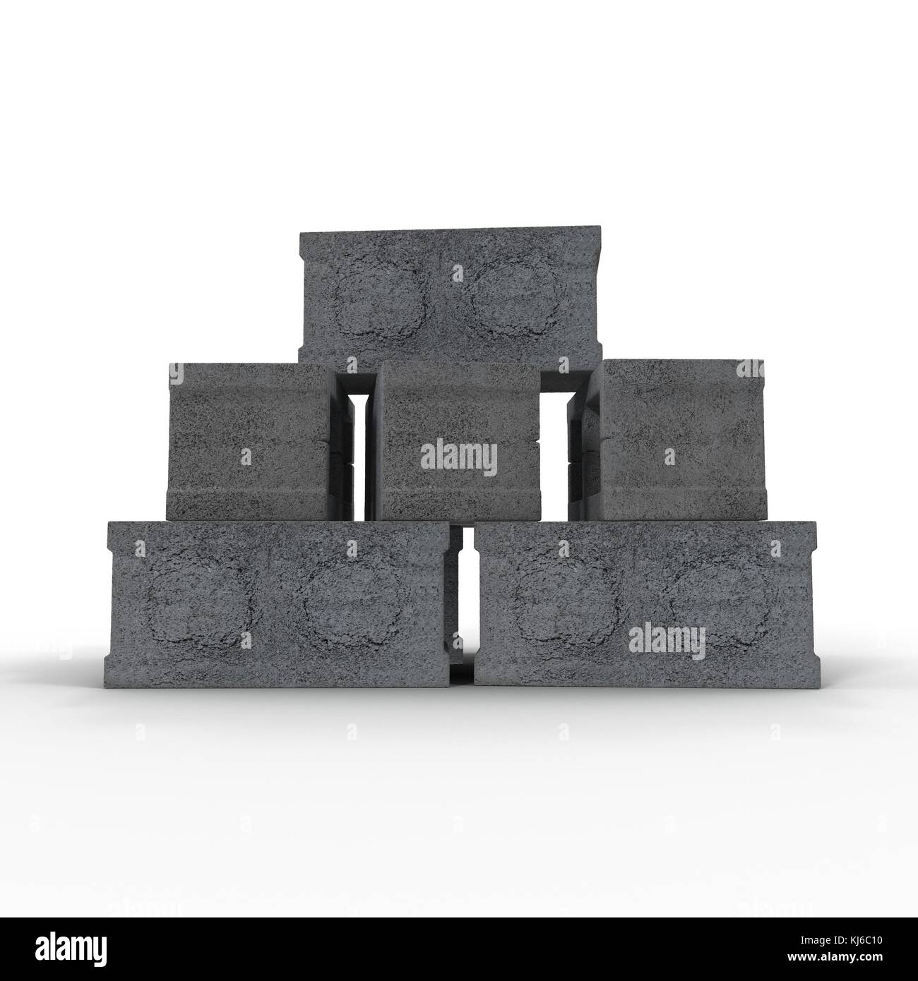 Grey cinder block background Cut Out Stock Images & Pictures - Alamy