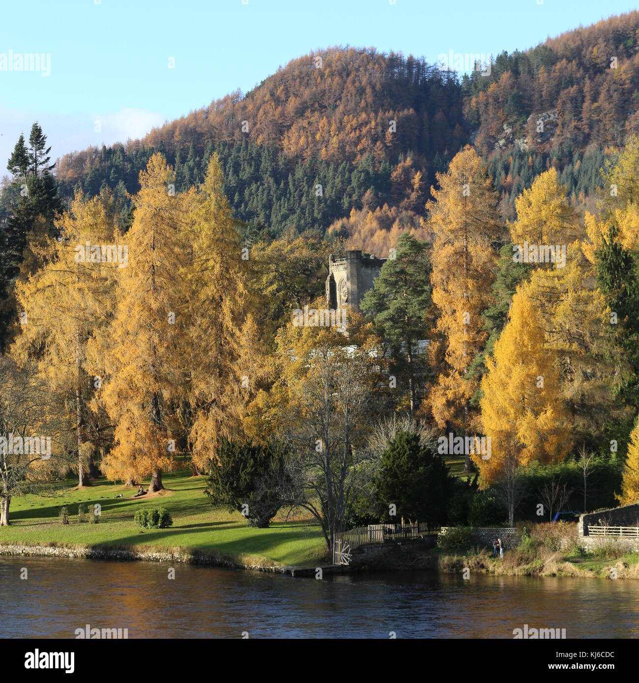 Dunkeld in autumn Scotland November 2017 Stock Photo - Alamy