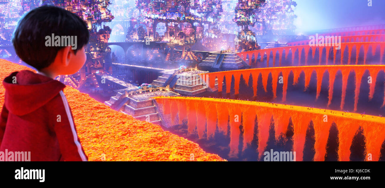 COCO, Miguel (voice: Anthony Gonzalez) finds himself in the Land of the ...