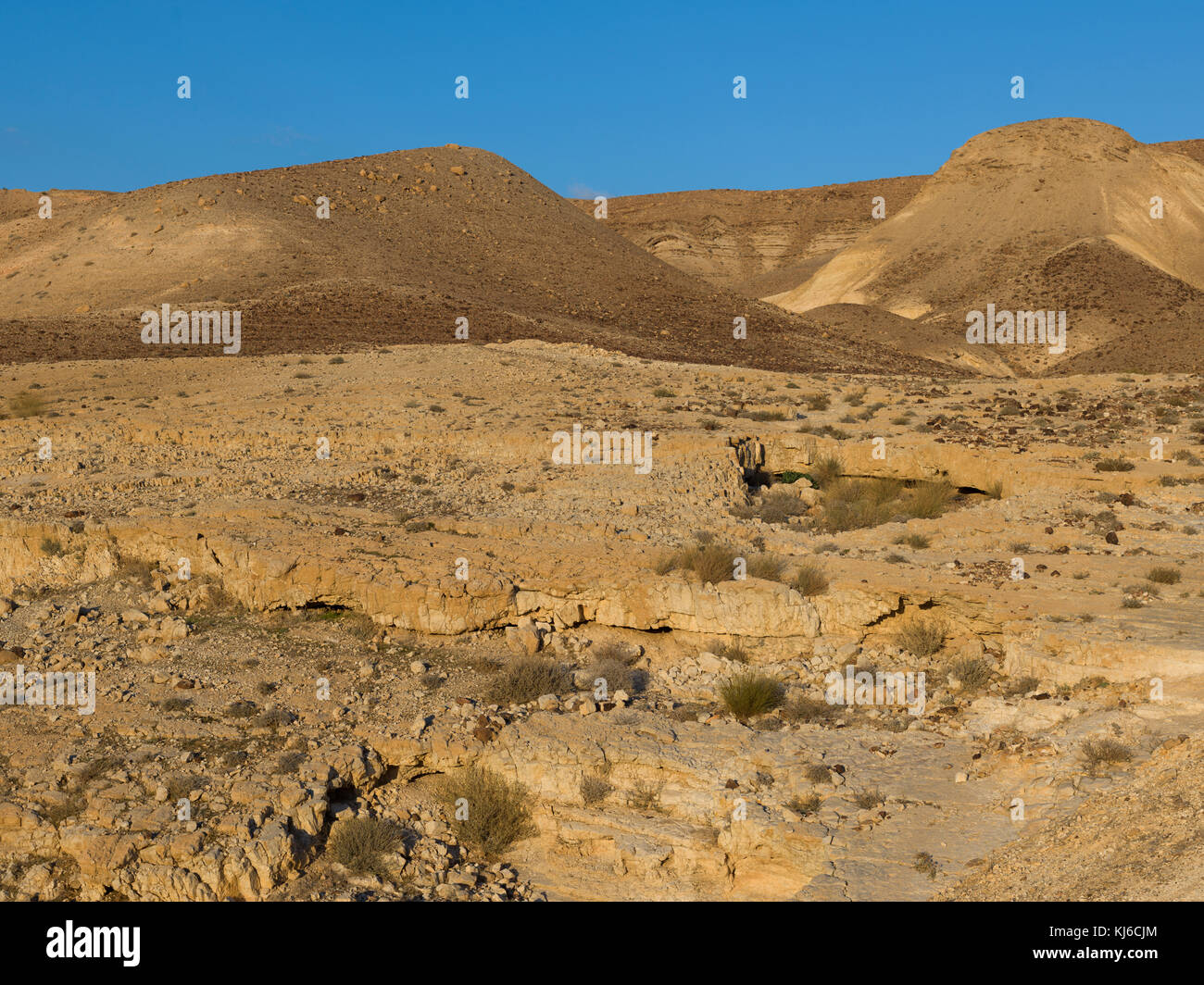 Elevated view of desert, Judean Desert, Dead Sea Region, Israel Stock ...
