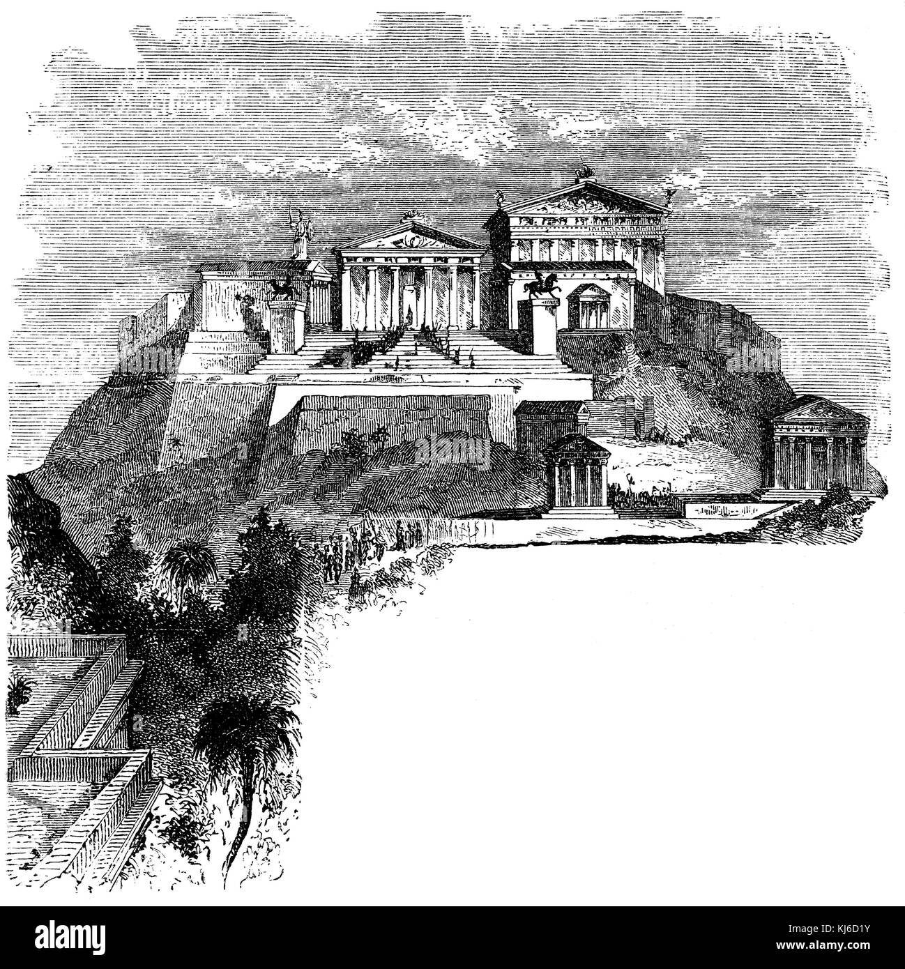 Parthenon, Chapter Vignette (Parthenon, Kapitelvignette Stock Photo - Alamy