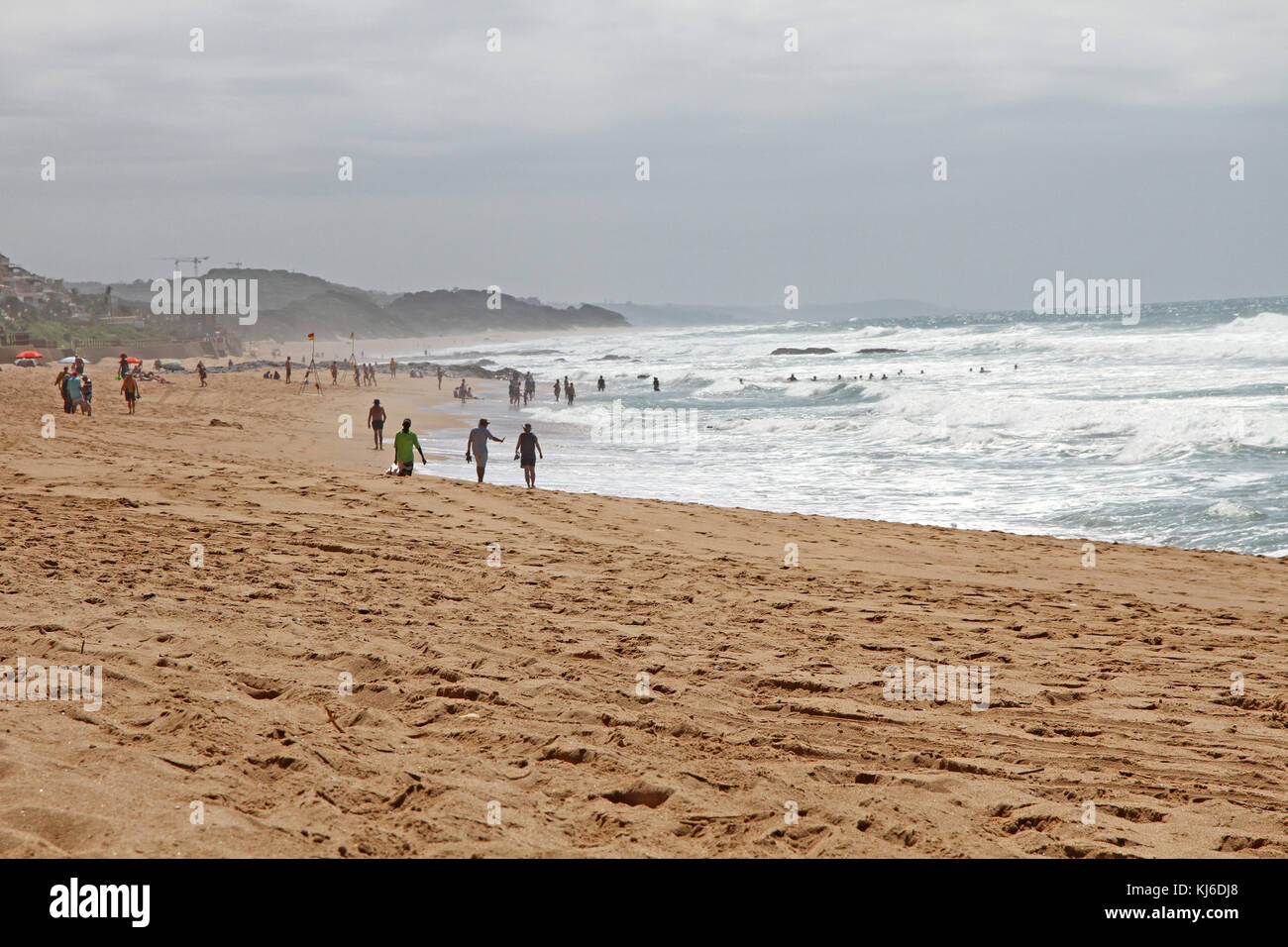 Umhlanga Rocks Beach; Umhlanga Rocks, KwaZulu Natal, South Africa Stock ...