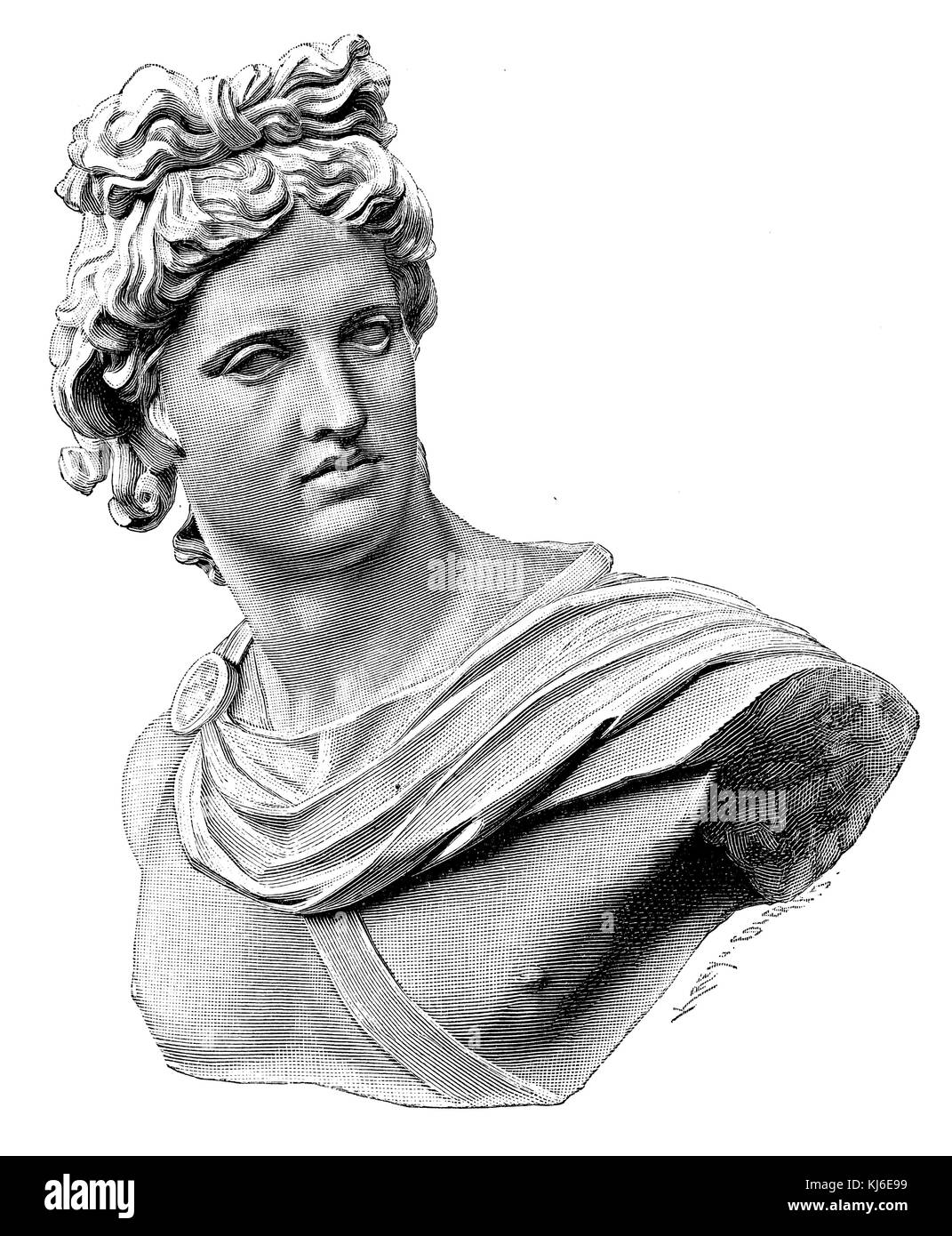 Statue of apollon Cut Out Stock Images & Pictures - Alamy