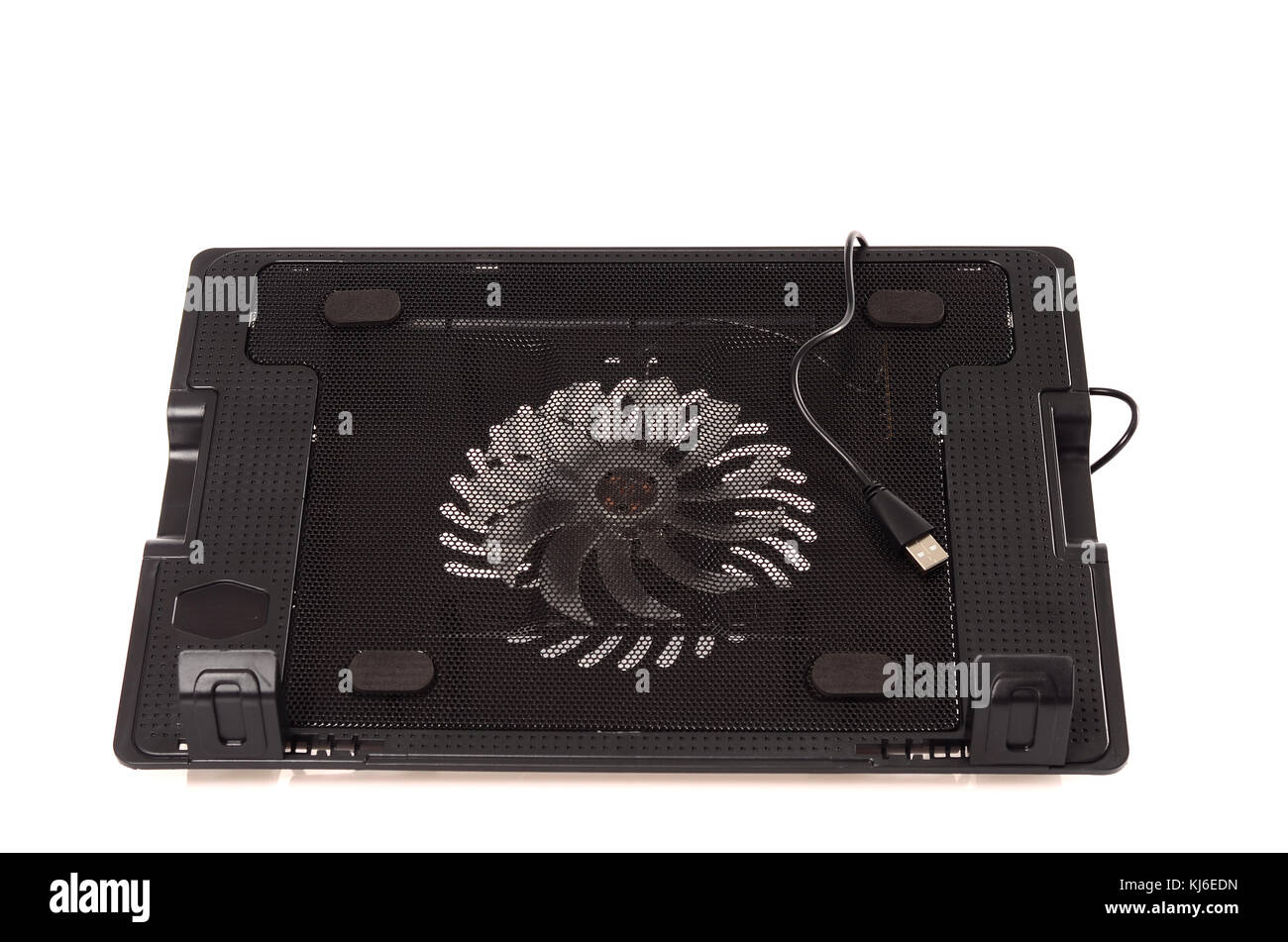 Notebook stand on a white background Stock Photo - Alamy