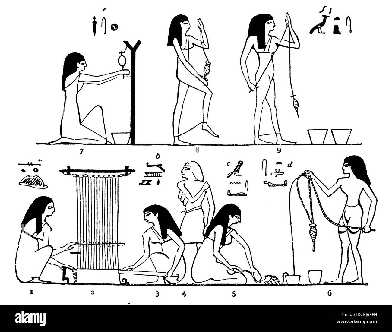 Slaves ancient egypt Black and White Stock Photos & Images - Alamy