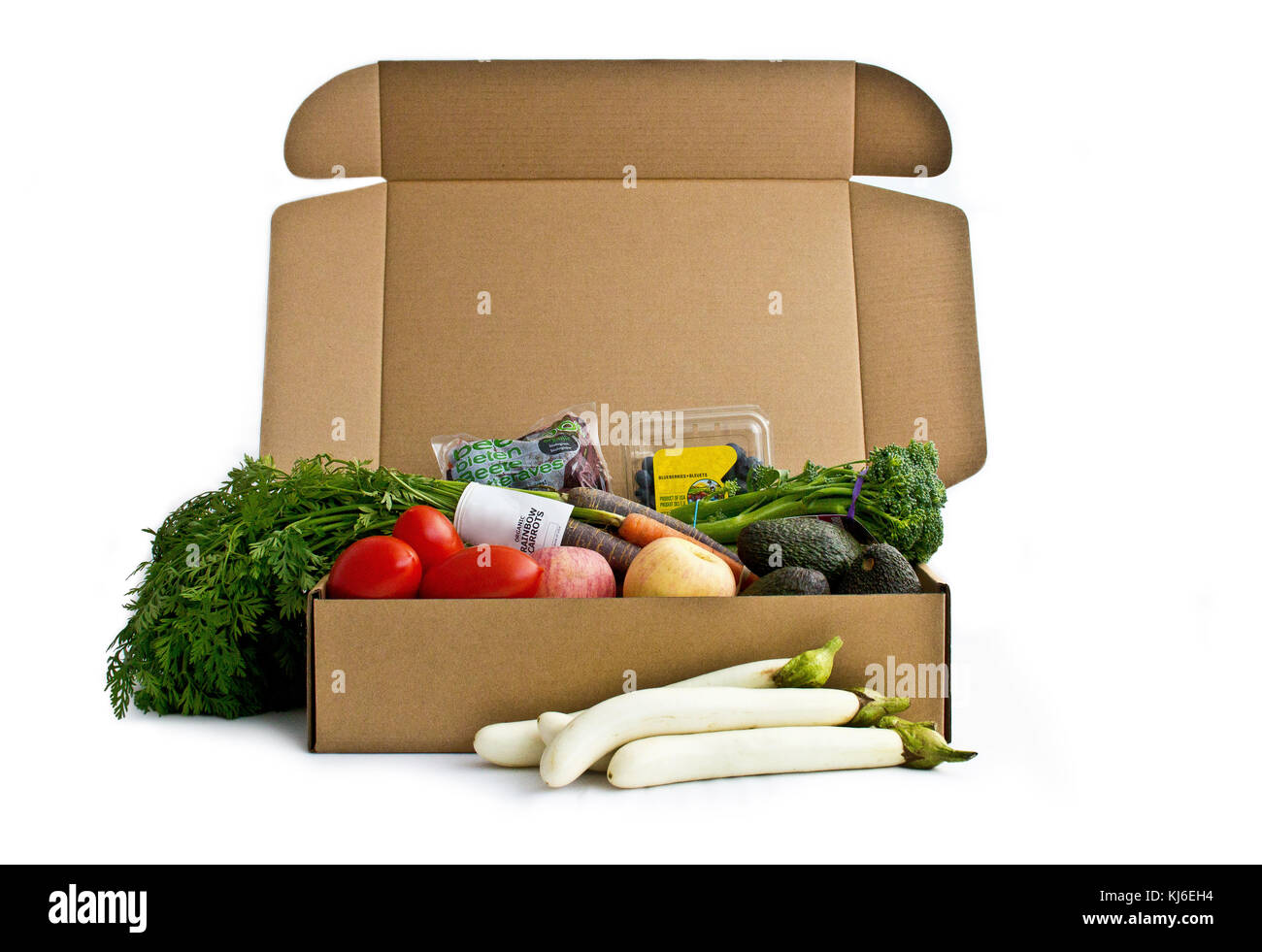 Fresh Produce Box Stock Photo - Alamy