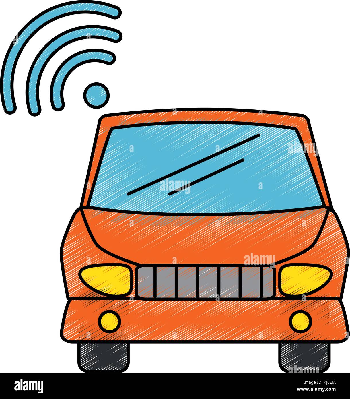 Car wifi signal Cut Out Stock Images & Pictures - Alamy