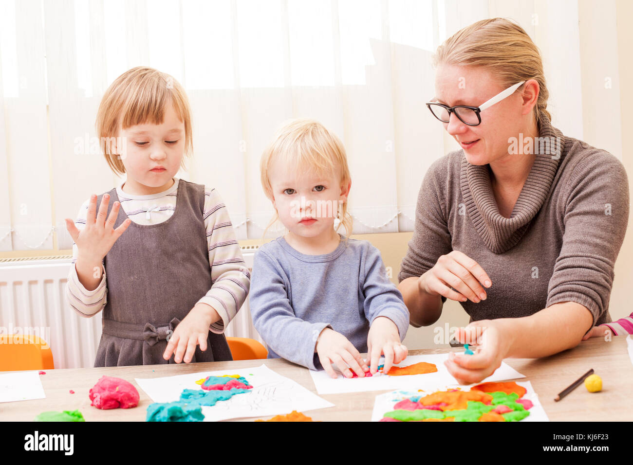 Interesting lesson modeling Stock Photo - Alamy