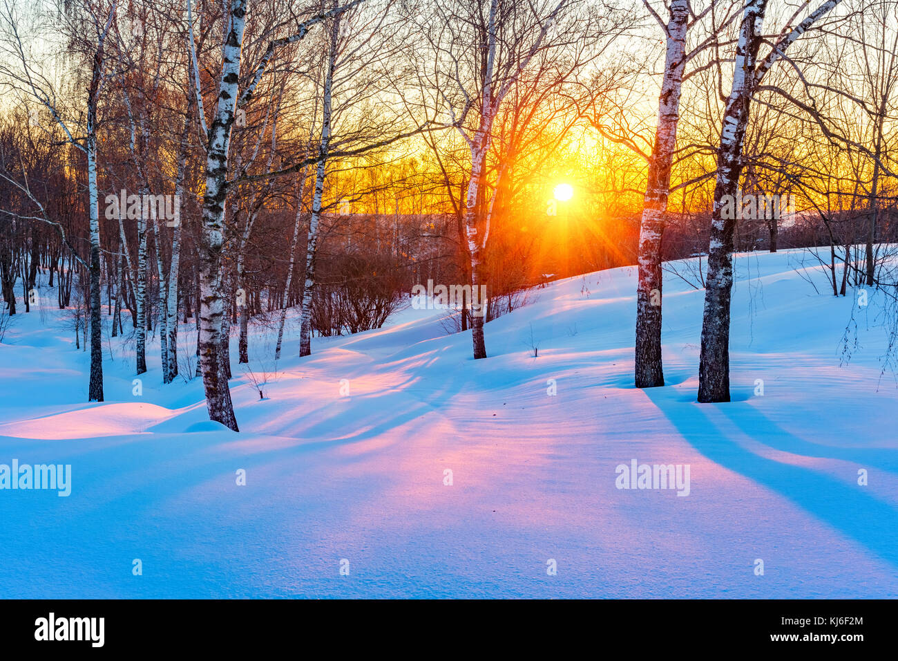 Winter sunset hi-res stock photography and images - Alamy