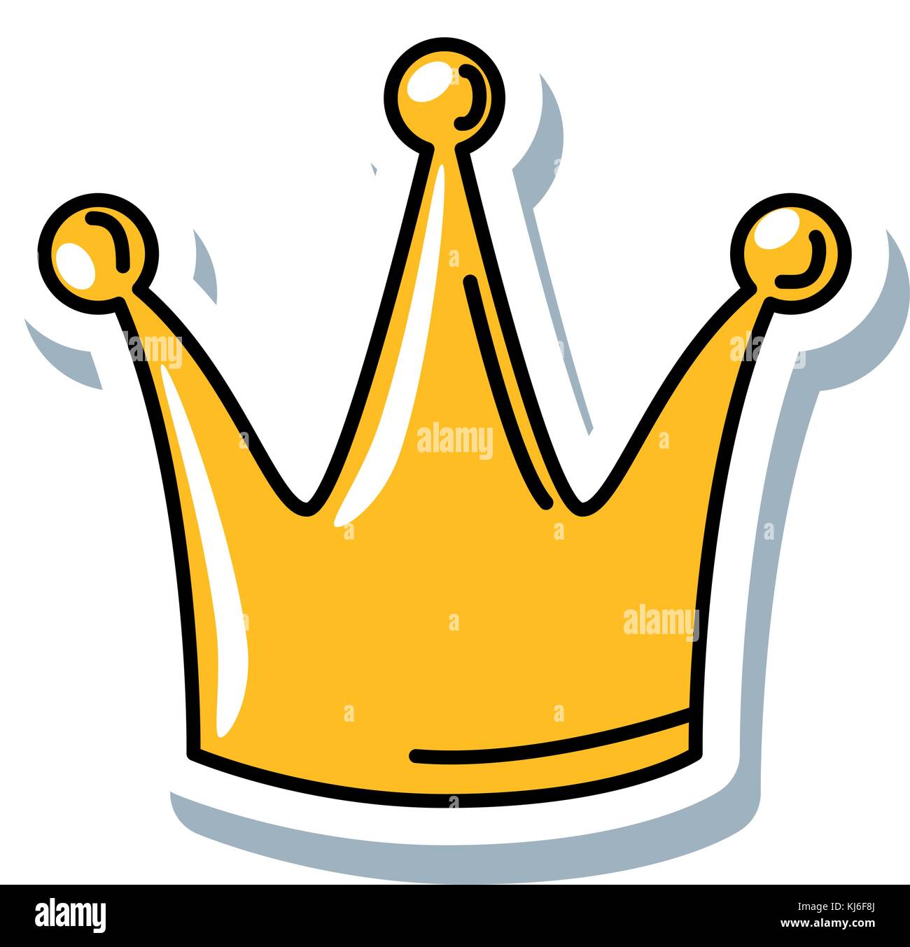 queen crown isolated icon Stock Vector Image & Art - Alamy