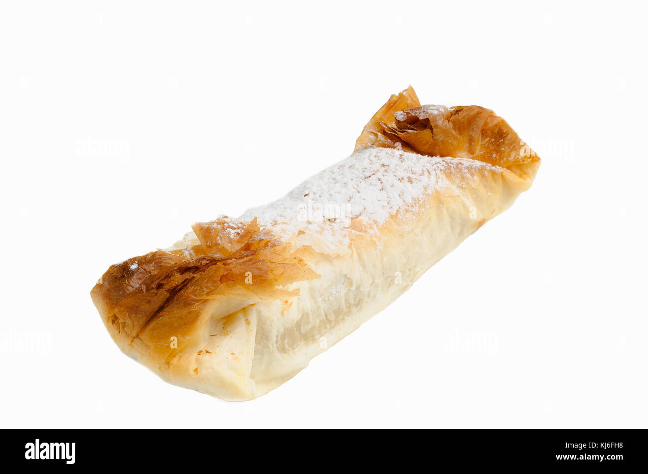 delicious pasteis de tentugal on white background Stock Photo - Alamy