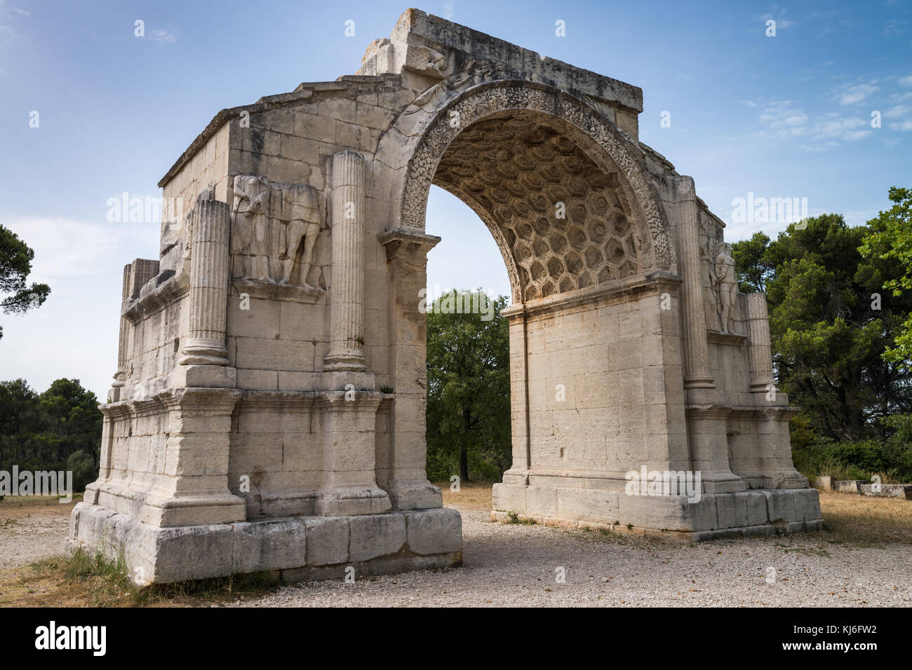 Ruins of Glanum, washington square arch, roman landmark, Saint Remy de ...