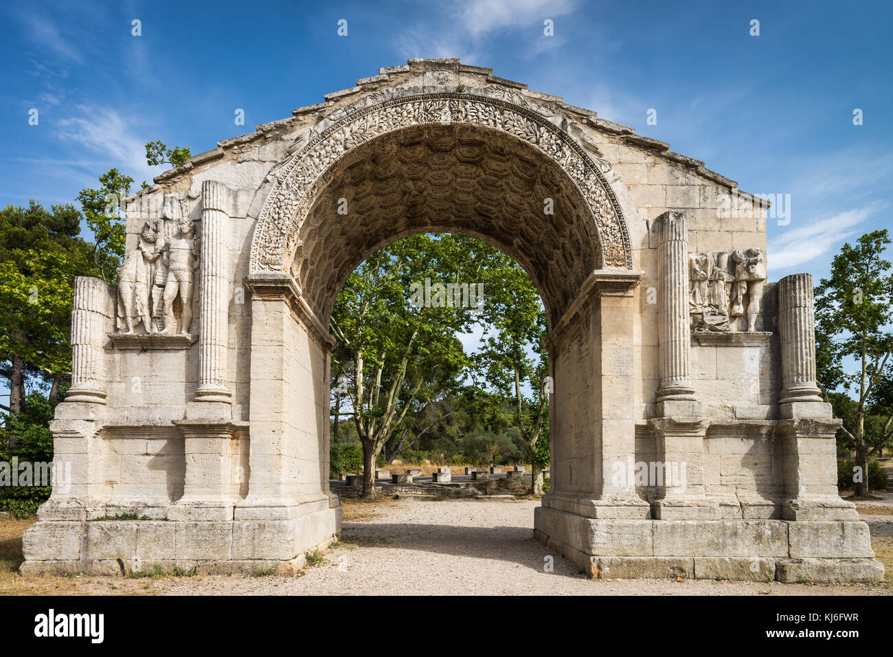 Ruins of Glanum, washington square arch, roman landmark, Saint Remy de ...