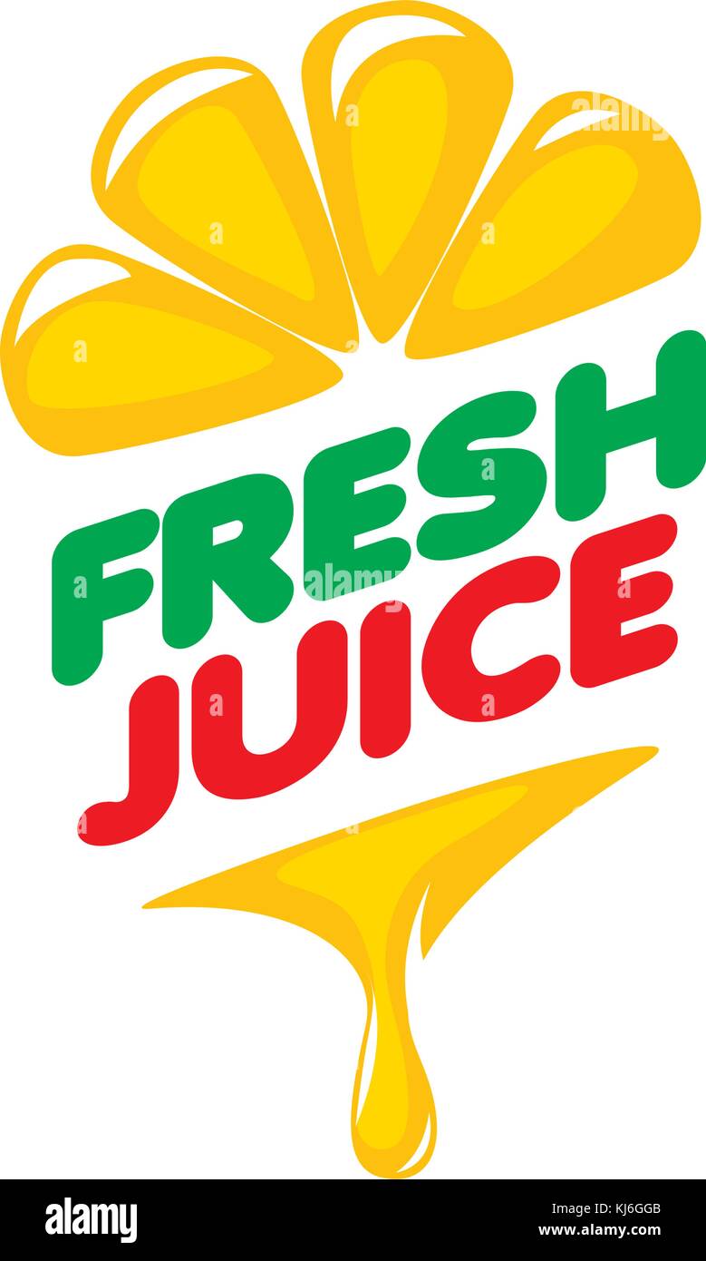 logo of fresh juice Stock Vector Image & Art - Alamy