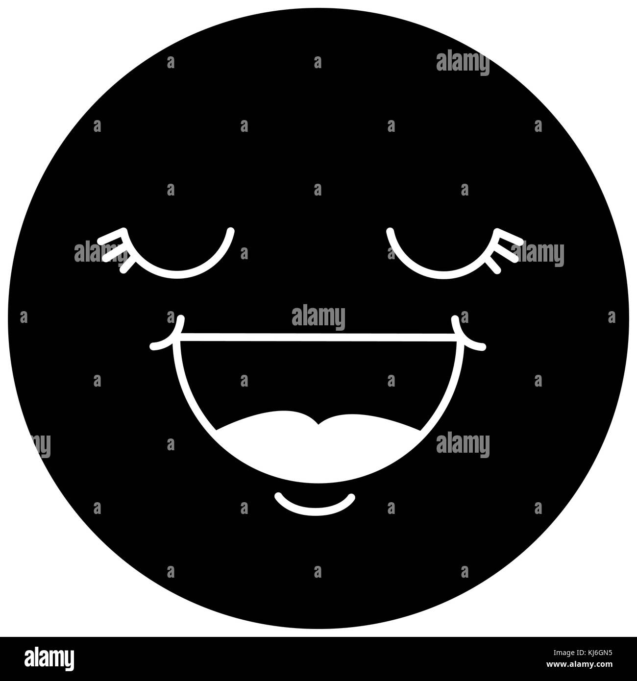 happy face emoji icon Stock Vector Image & Art - Alamy