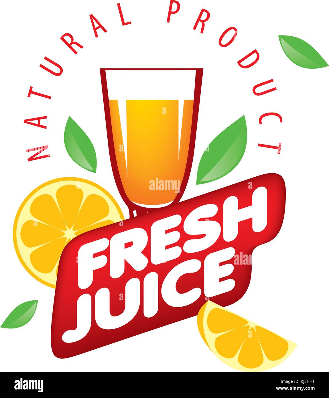 logo of fresh juice Stock Vector Image & Art - Alamy