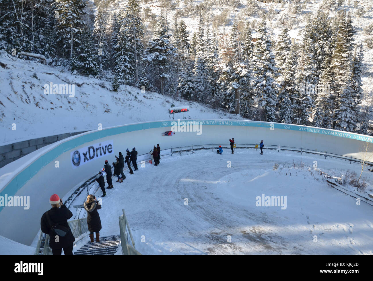 Utah olympic park skeleton hi-res stock photography and images - Alamy