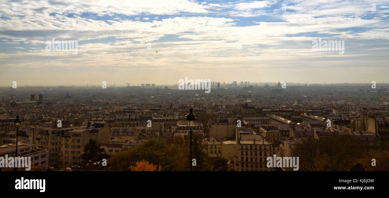 Panoramic view of Paris Stock Photo - Alamy