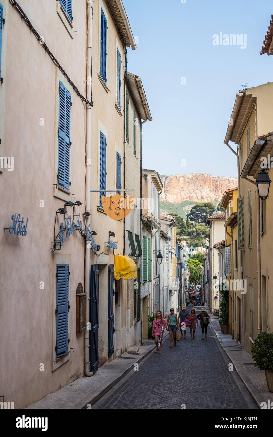 Street of the Cassis, Provence, France, Europe Stock Photo - Alamy
